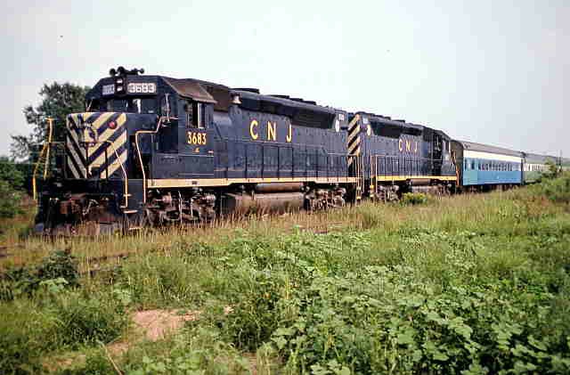 CNJ 3683 and 3677 on the Pony Express